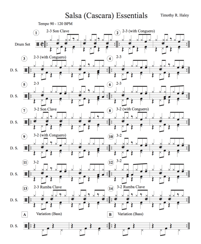 Salsa Cascara Drum Style-Latin Drum Set - Drum Set Tips